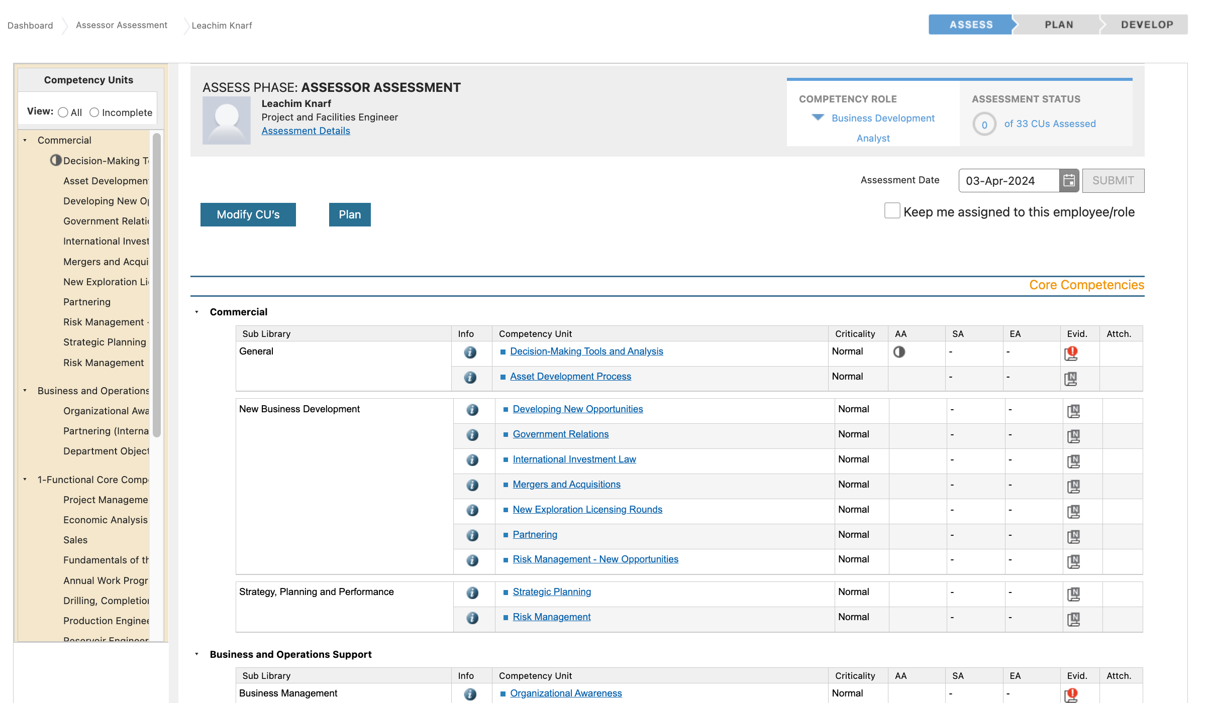 Conducting an Assessor Assessment in CMS Online – CMS Online